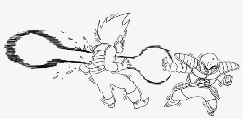 Krillin Blast Lineart By Ruokdbz98 On Deviantart - Drawing - 900x529 ...