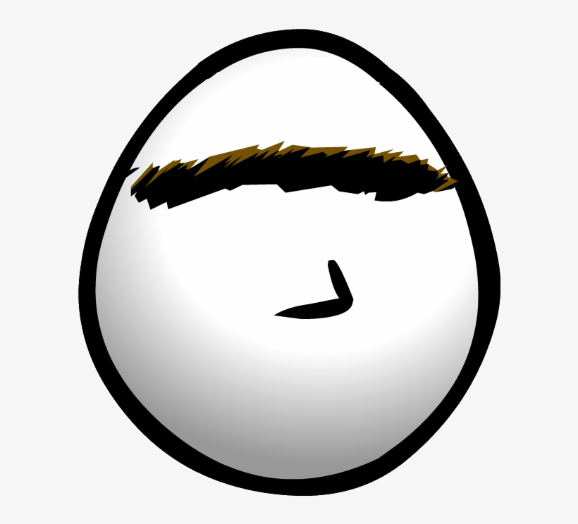 Big Brow - Club Penguin Unibrow - 614x675 PNG Download - PNGkit