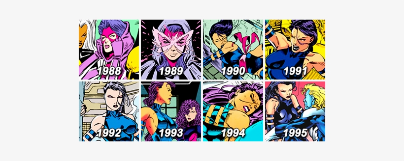 40 Years Of Psylocke - Psylocke Jim Lee - 500x248 PNG Download - PNGkit
