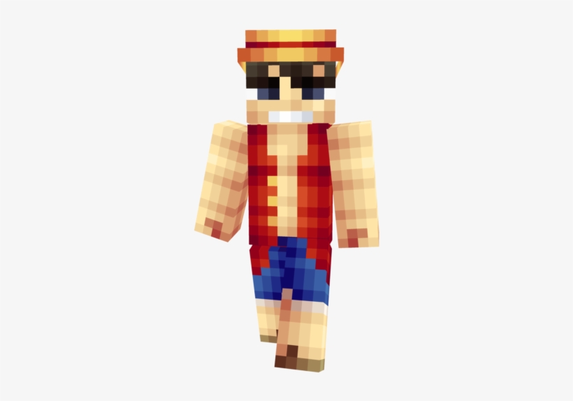 Iuigpng - Luffy One Piece Minecraft Planet - 640x640 PNG Download - PNGkit