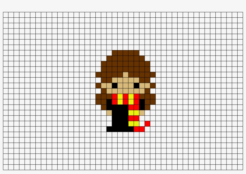Hermione Granger Pixel Art - 880x581 PNG Download - PNGkit