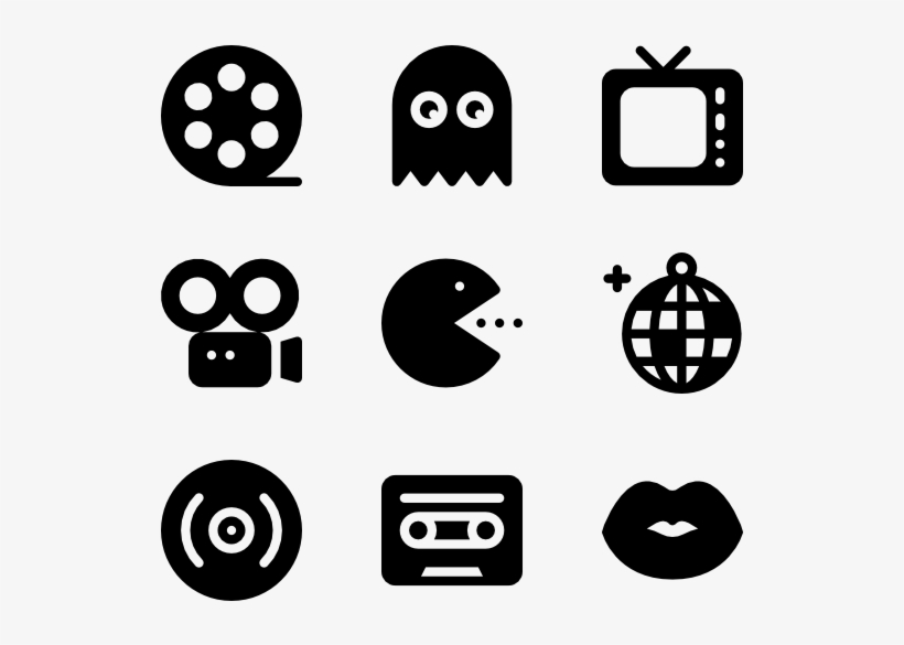 Eighties - 80's Icon Clipart - 600x564 PNG Download - PNGkit