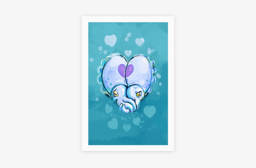 "cuddle" Fish Poster - Cuttlefishes - 484x484 PNG Download - PNGkit
