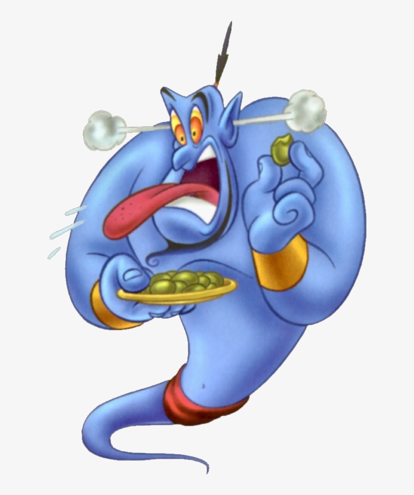 Spicy Hot Cliparts - Aladdin Genie Eating Food - 634x900 PNG Download ...