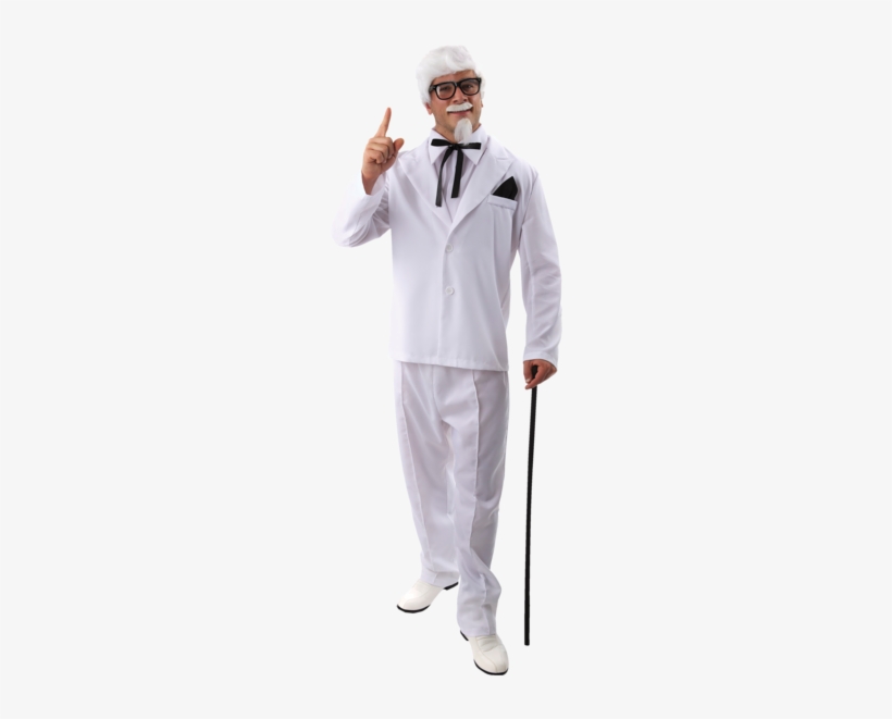 Colonel Sanders Kfc Costume - Colonel Sanders Fancy Dress - 366x580 PNG ...