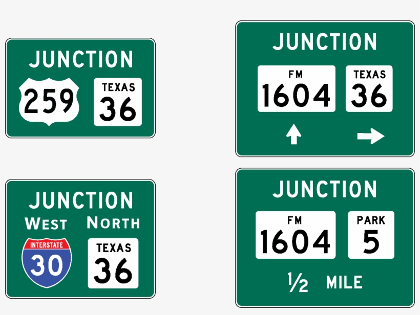 Combination Junction Sign (click In Image To See Full - Junction Sign ...