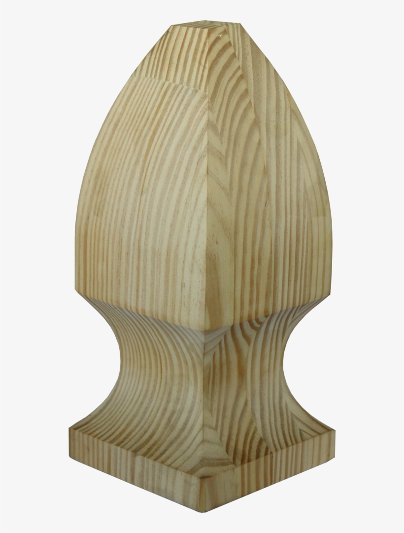 Gothic Top Finial - Wood Gothic Fence Post Caps - 544x1000 PNG Download ...