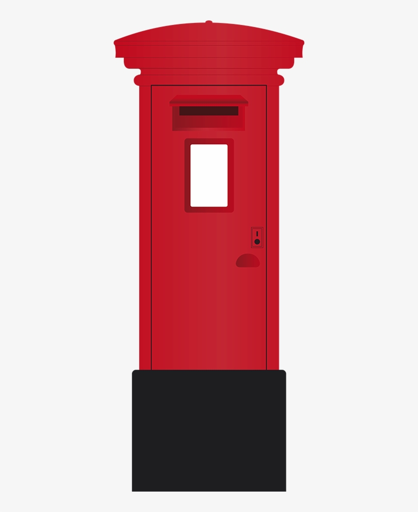 Postbox Png - Post Box Png - 374x924 PNG Download - PNGkit