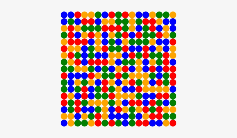This 17x17 Square Grid Of Coloured Circles Is Arranged - Blog - 400x400 ...