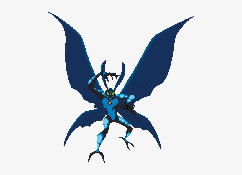 Ben Chill - Ben 10 Alien Big Chill - 499x514 PNG Download - PNGkit