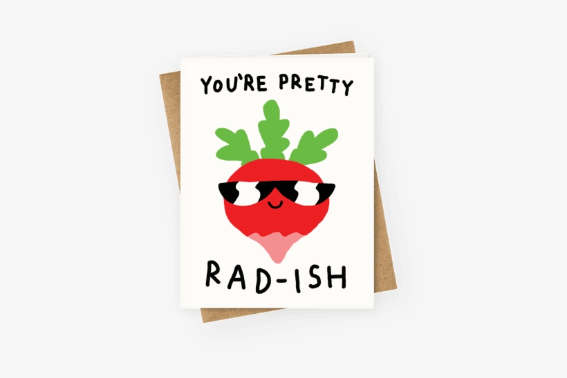 You're Pretty Rad-ish Greeting Card - Happy Mothers Day Friend Funny ...