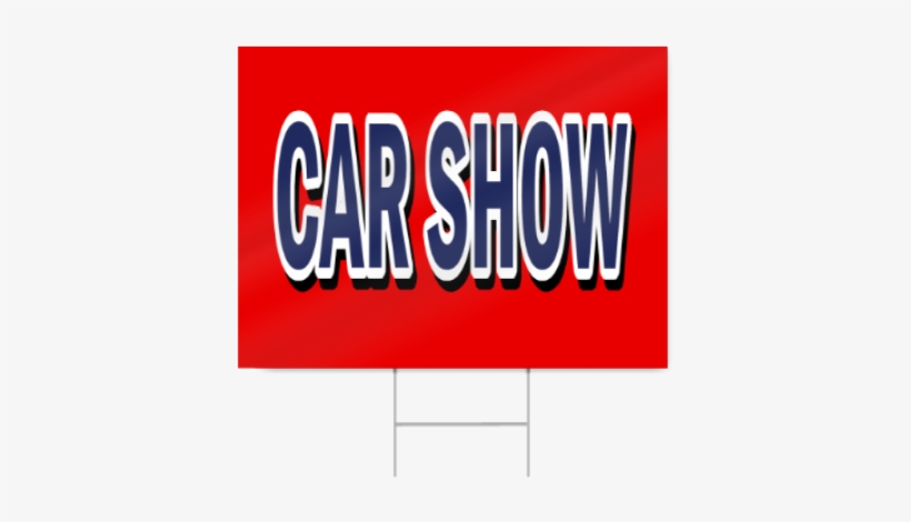 Car Show Block Lettering Sign - Car Show Sign - 450x450 PNG Download ...