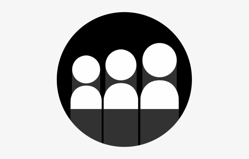 Myspace Black Circle - Circle - 445x445 PNG Download - PNGkit