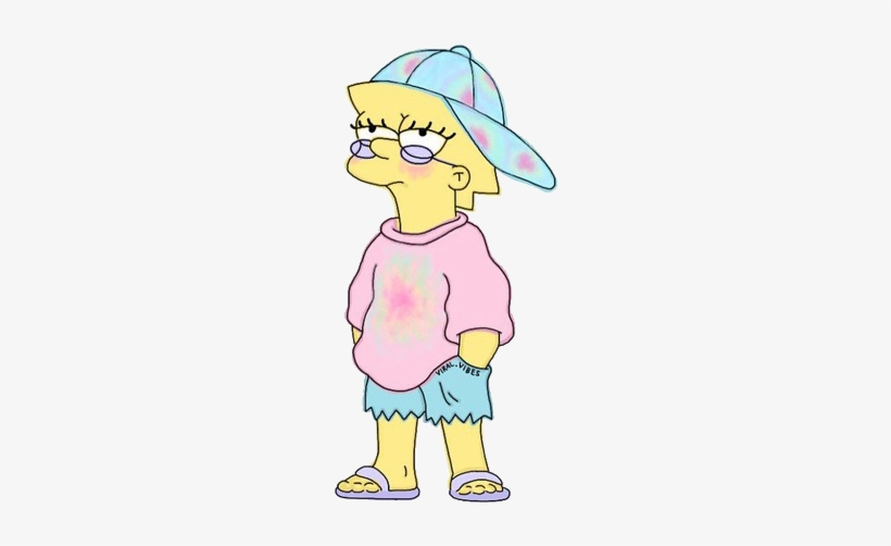 Transparent And Viral Vibes Image - Los Simpsons Tumblr Png - 500x500 ...