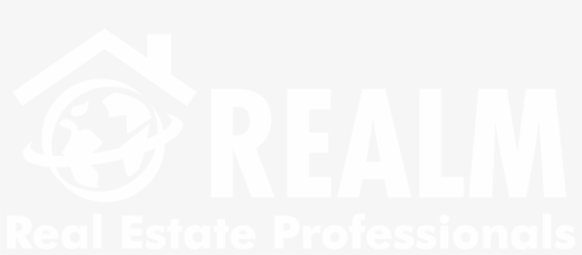 White On Black - Realm Real Estate Professionals - 852x332 PNG Download ...
