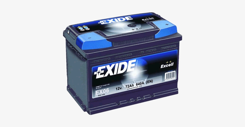 Automotive Battery Png Hd - 202se Exide Excell Car Battery Eb440 ...
