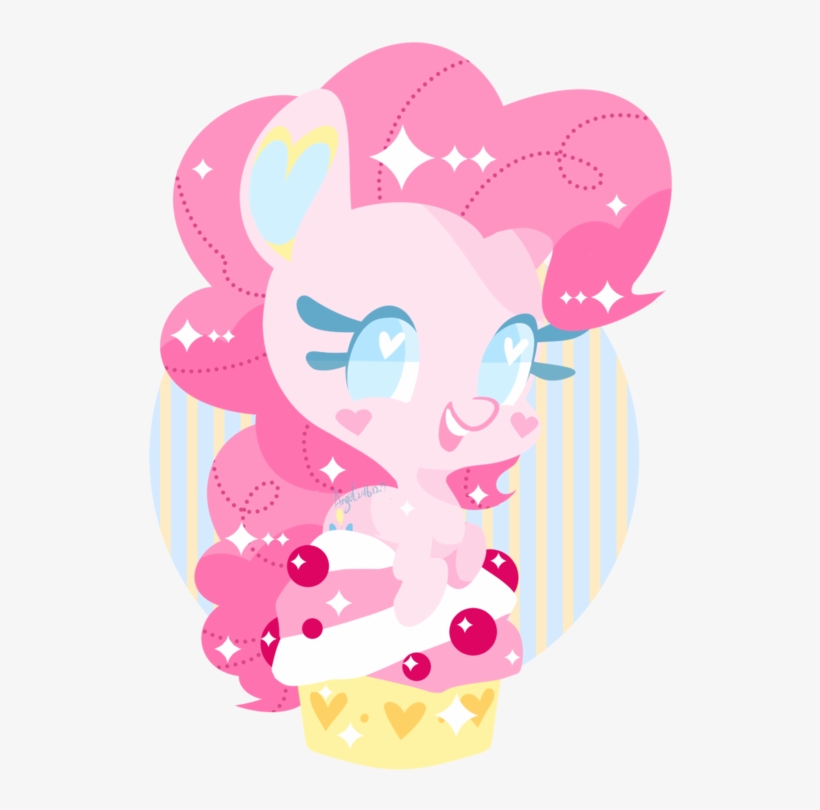 Snow Angel, Cupcake, Cute, Food, Heart Eyes, Pinkie - My Little Pony ...