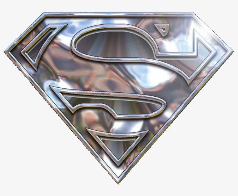 Silver Chrome Superman Logo - Superman Logo Animated Gif - 800x601 PNG ...