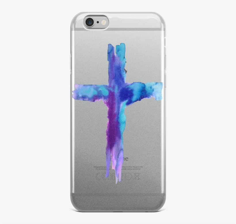 Watercolor Cross Iphone Case - Iphone - 1000x1000 PNG Download - PNGkit