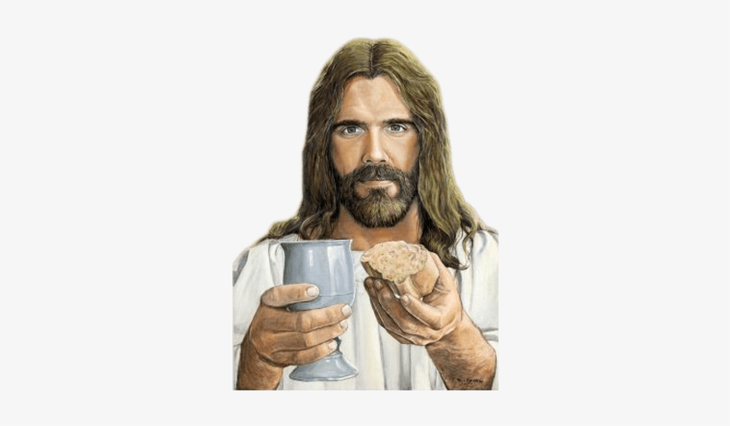 Jesus Bread - Breaking Bread Meme - 400x400 PNG Download - PNGkit