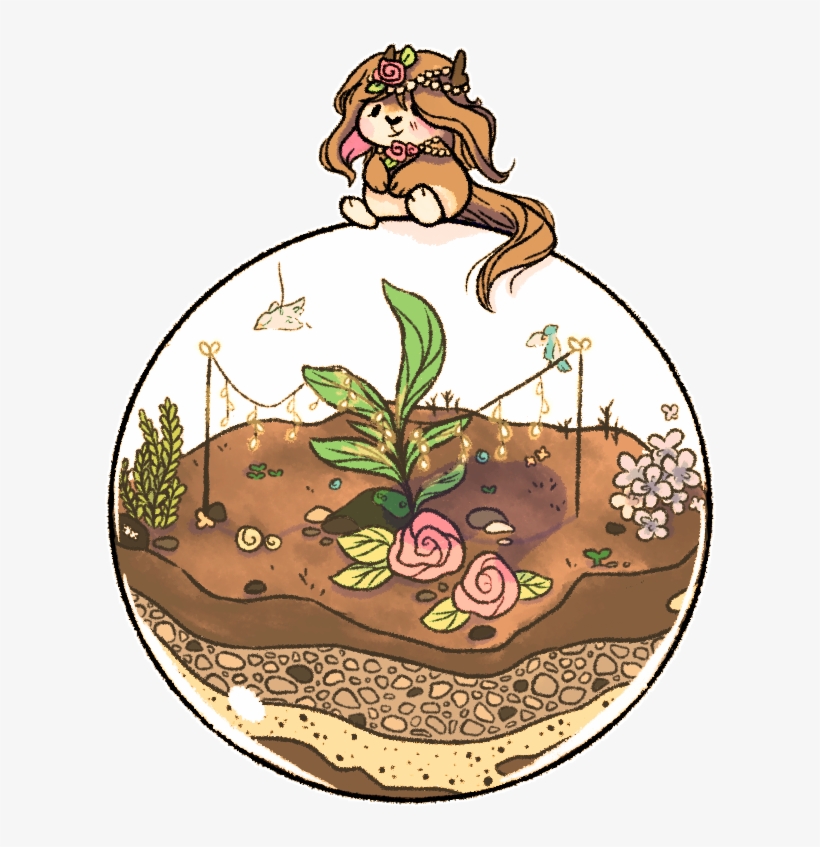 Terrarium Drawing Watercolor - Cartoon - 800x800 PNG Download - PNGkit