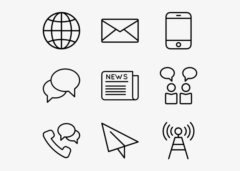 Communication - Hotel Icons - 600x564 PNG Download - PNGkit