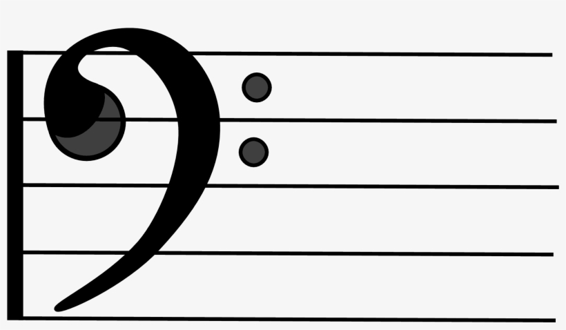 How To Set Use Bass Clef Svg Vector - 600x326 PNG Download - PNGkit