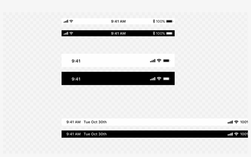 Download Transparent Ios Status Bar - Google Images - PNGkit