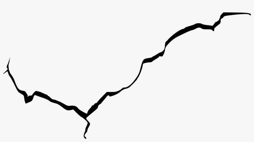 Transparent Crack - Crack Clip Art Png - 2000x1023 PNG Download - PNGkit