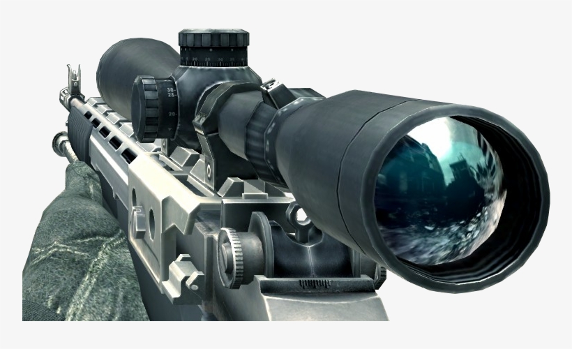 Download Transparent Sniper Mlg Png - Call Of Duty Modern Warfare - PNGkit