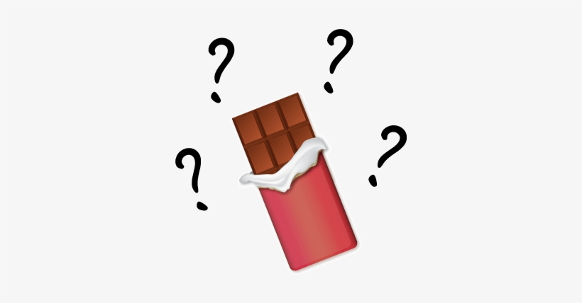 Chocolate Bar Question Marks - Chocolate Question Mark - 400x400 PNG ...