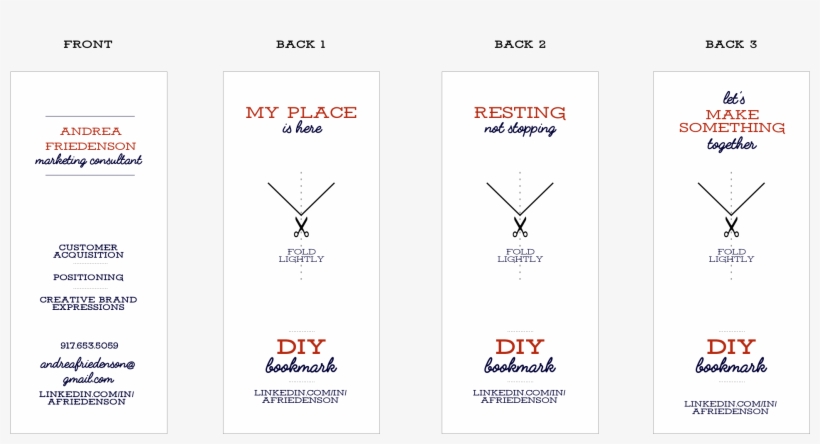 Diy Bookmark Mini Business Cards - Mini - 2165x1138 PNG Download - PNGkit