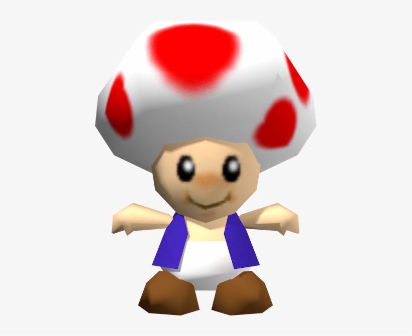 Download Zip Archive - Mario 64 Toad Png - 750x650 PNG Download - PNGkit