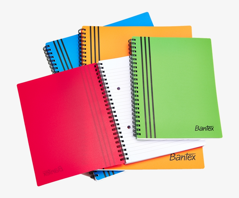 Noted Range Pp Cover Spiral Bound - Bantex Notebook - 750x628 PNG ...