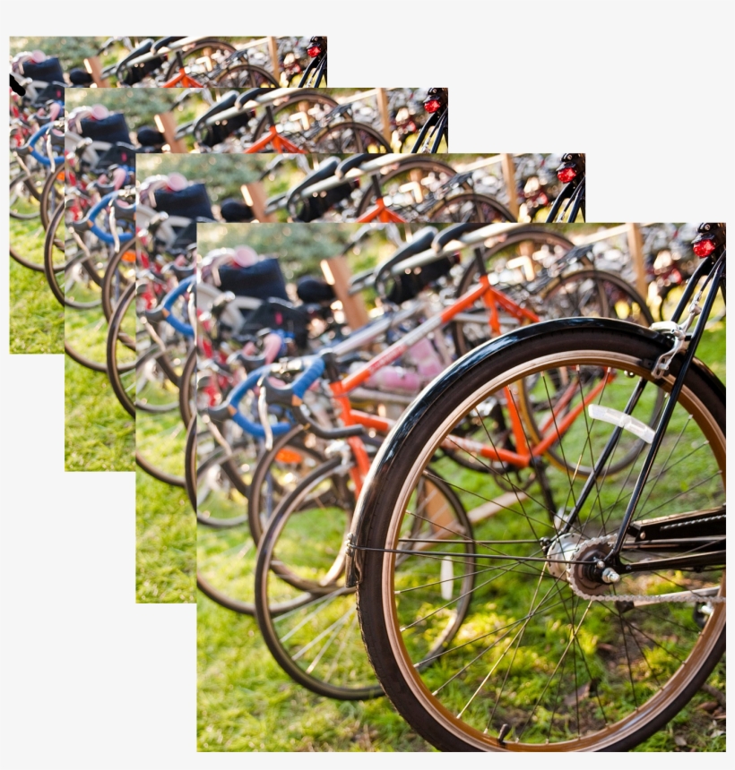 Bikerack Sq Cards - Cycling - 1410x1413 PNG Download - PNGkit