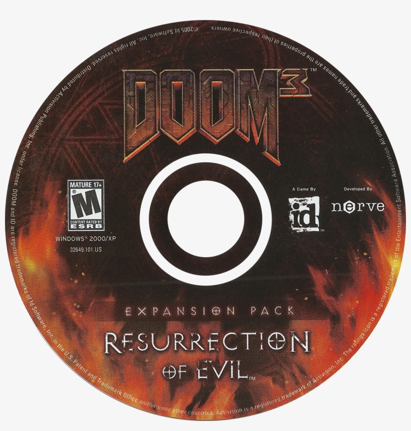 Doom 3 Resurrection Of Evil - Doom 3: Resurrection Of Evil Expansion Pack [pc Game] - 1417x1417 ...