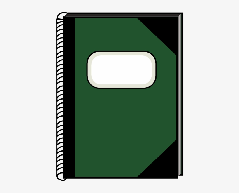How To Set Use Green Spiral Notebook Clipart - 534x596 PNG Download ...