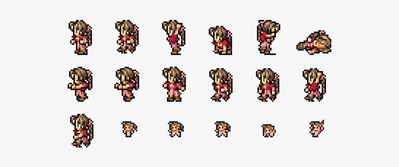 Download Transparent Ffrk Aerith Sprites - Final Fantasy 2 Maria Sprite ...