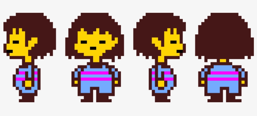 Download Transparent Frisk Sprite Sheet No Walking Sprites Pixel Art ...