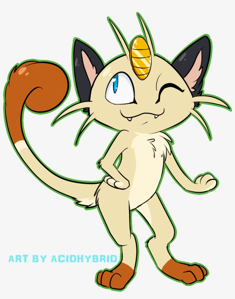 Download Transparent Meowth Boopie - Cartoon - PNGkit