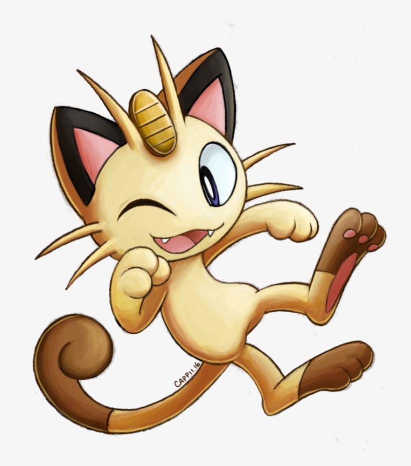 Meowth Transparent Normal - Meowth Fanart Transparent - 858x932 PNG ...
