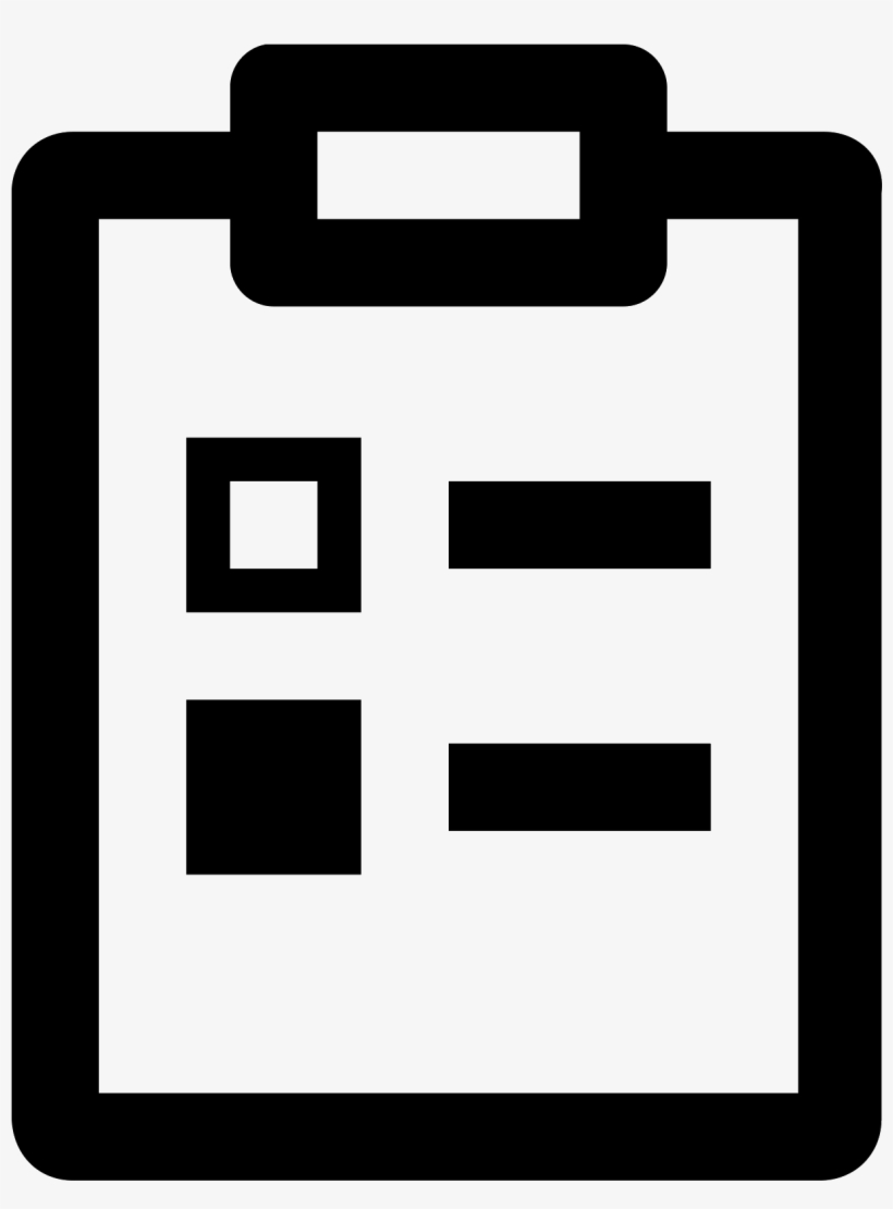 This Particular Icon Features A Shape Of An Outlines - Survey Icon ...