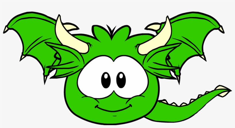 Green Dragon Puffle - Club Penguin Puffle - 930x464 PNG Download - PNGkit