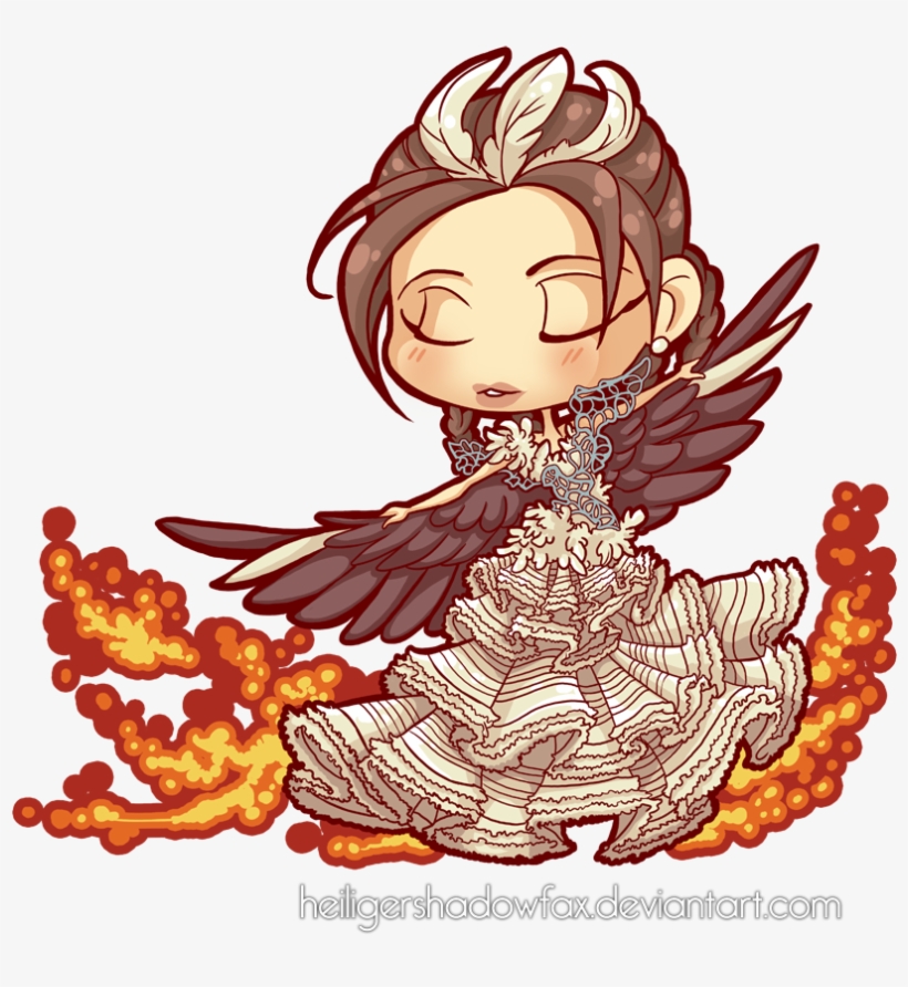 Chibi Katniss Chibi Characters, Hunger Games Cast, - Chibi Hunger Games ...