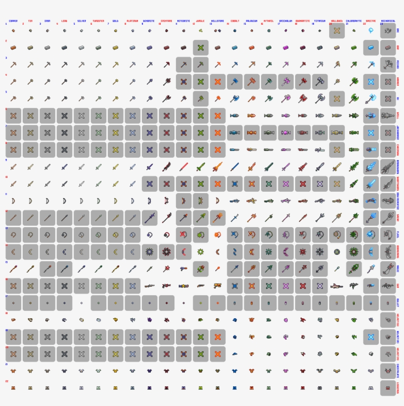 How To Draw A Terraria Character - Terraria Tools - 2222x2126 PNG ...