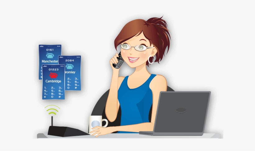 Telephone Receptionist - 621x419 PNG Download - PNGkit