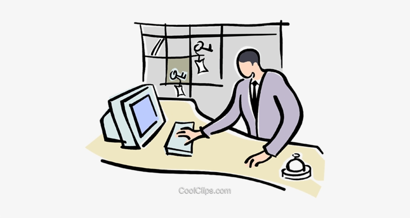 Hotel Front Desk - Clip Art - 480x357 PNG Download - PNGkit