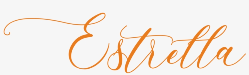 Estrella - Calligraphy - 1000x317 PNG Download - PNGkit