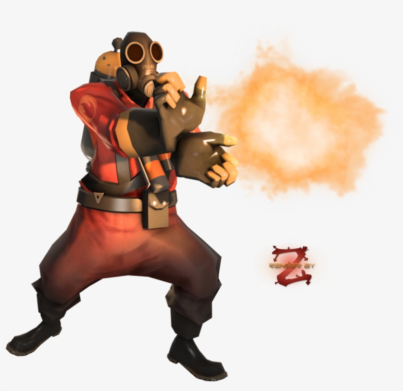 Image-1456692611 - Team Fortress 2 Pyro Render - 1024x921 PNG Download ...