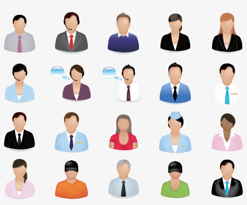 Business People Vector Image - Business People Vector Icon Set ...